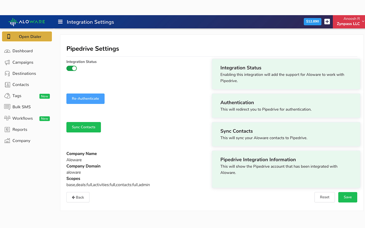 Aloware Contact Center App | Aloware Contact Center Integration - Pipedrive Marketplace