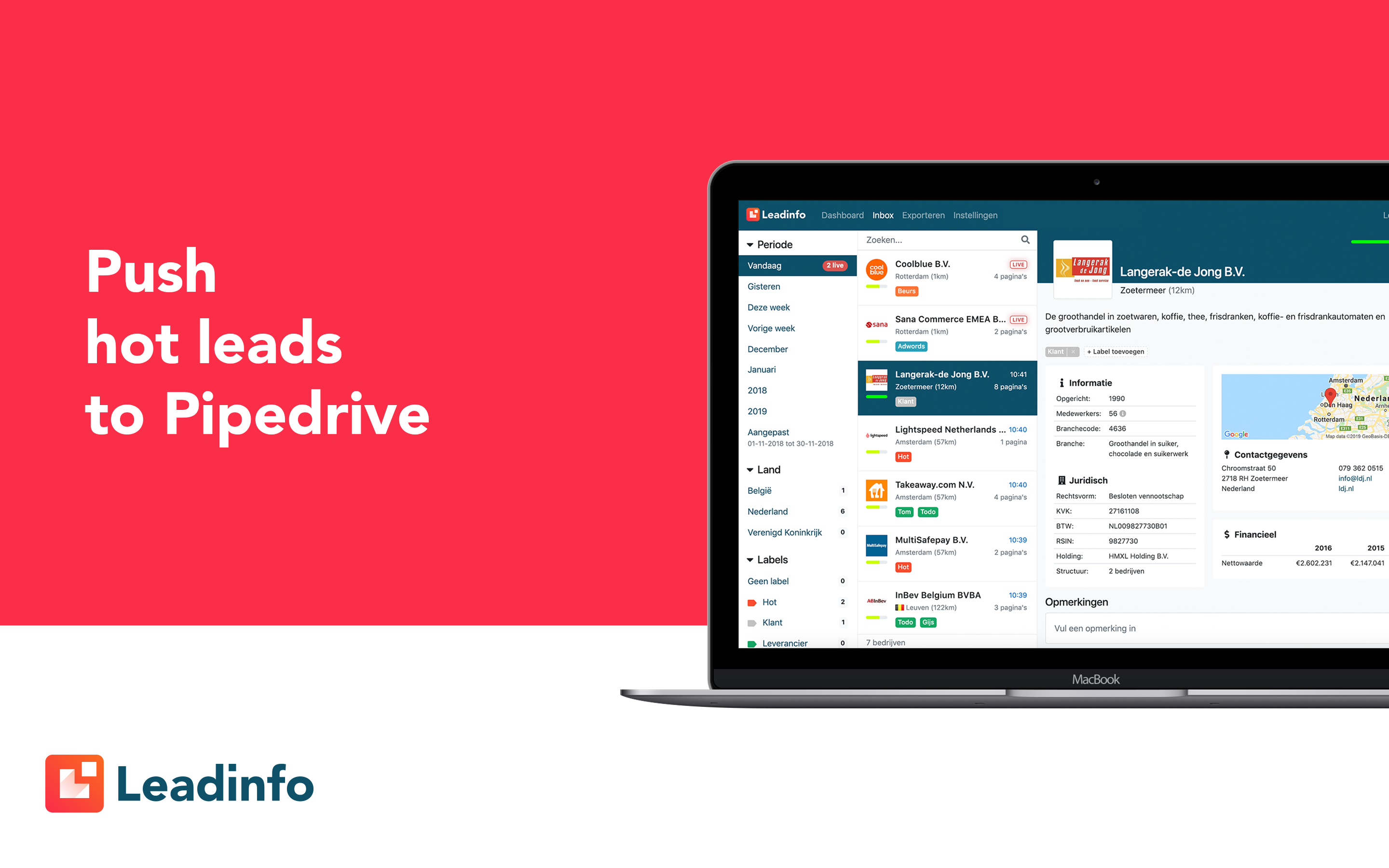 Leadinfo App | Leadinfo Integration - Pipedrive Marketplace