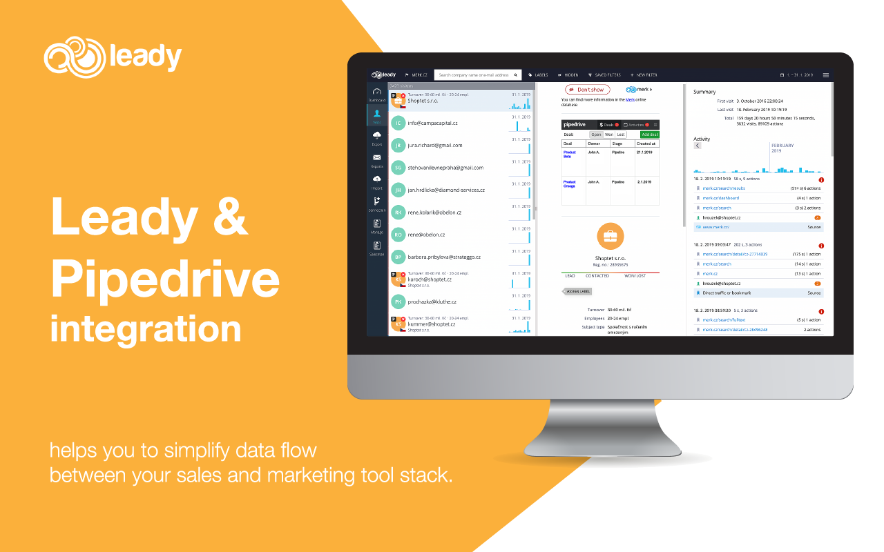 Leady App | Leady Integration - Pipedrive Marketplace