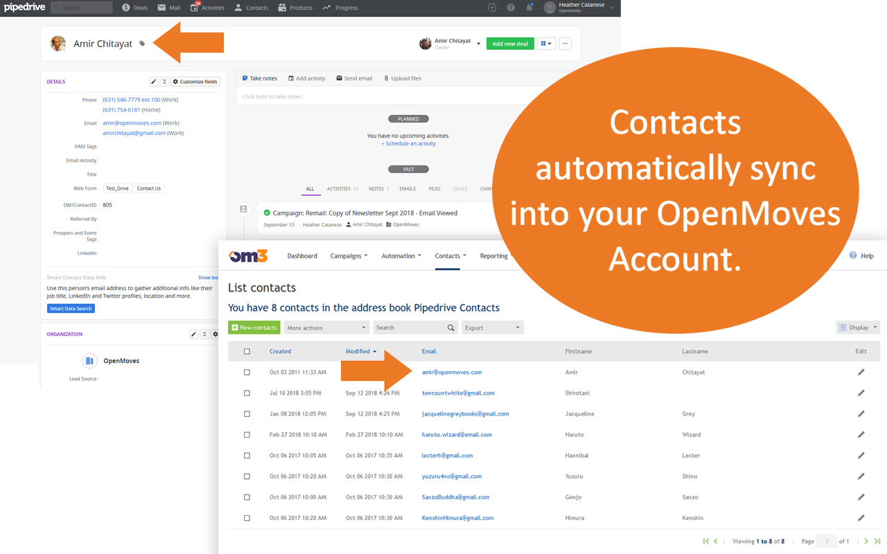 OpenMoves Connector App | OpenMoves Connector Integration - Pipedrive Marketplace